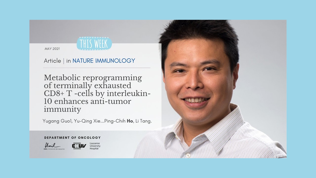 Fondation ISREC - Félicitations au Prof. Ping-Chih Ho pour sa ...