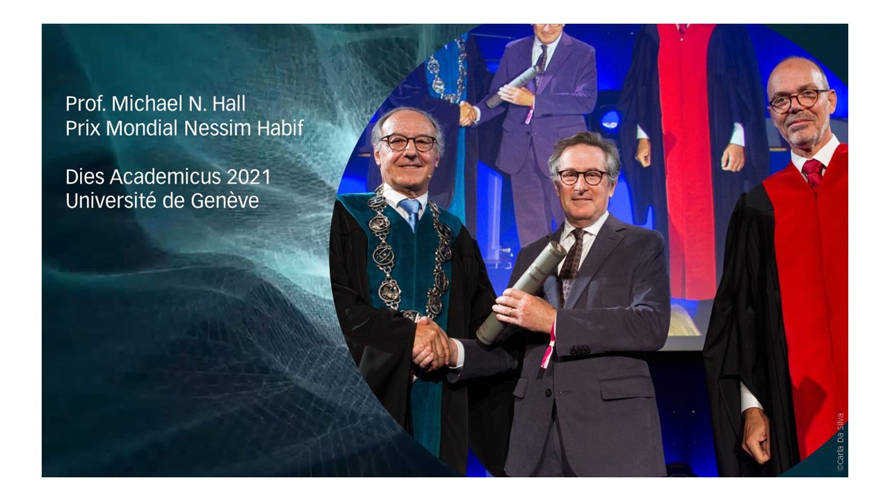 Fondation ISREC - Congratulations to Prof. Michael Hall